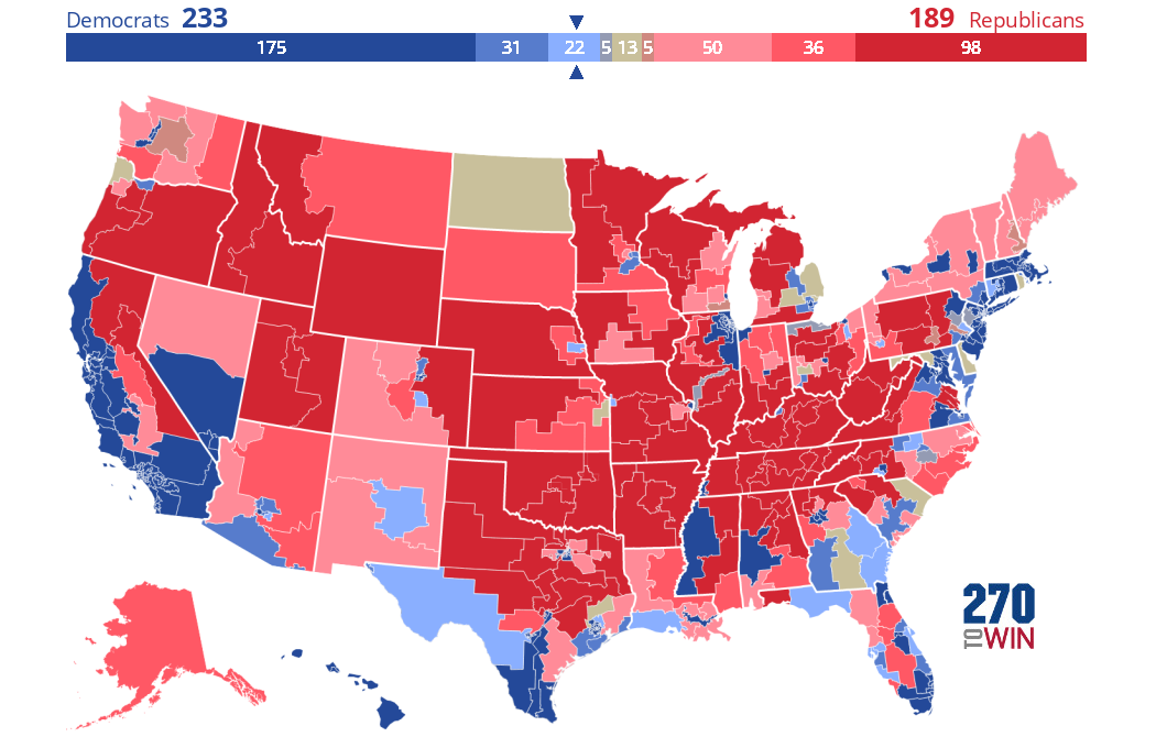 2022 House Election Interactive Map 270towin